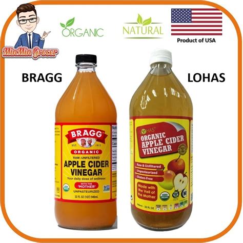 Bragg Organic Apple Cider Vinegar 946ml Lohas Organic Apple Cider