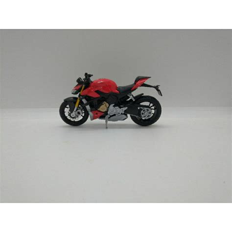 Miniatura Ducati Super Naked V4S Escala 1 18 Maisto Shopee Brasil