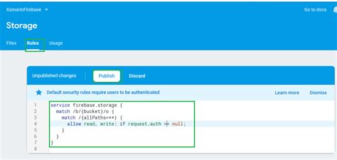 Xamarin Forms Working With Firebase Storage