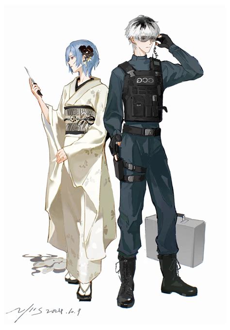 Kaneki Ken Kirishima Touka And Sasaki Haise Tokyo Ghoul And 1 More