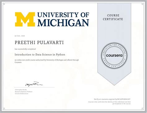 Preethi Pulavarti On Linkedin Datascience Pythonfordatascience Coursera