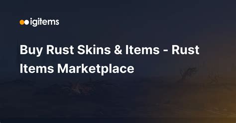 Rust Skins And Items à Vendre Igitems