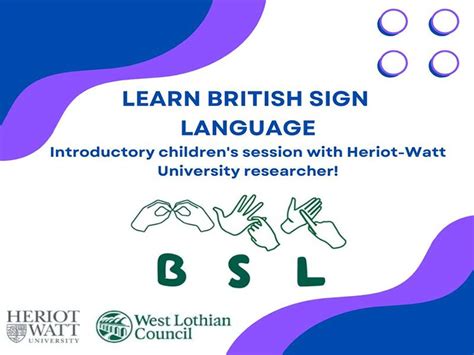 Learn British Sign Language Livingston Whats On Edinburgh