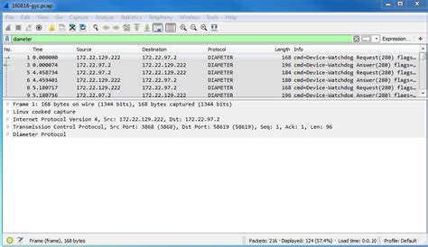 How To Filter Diameter Traces In Wireshark Via Testing