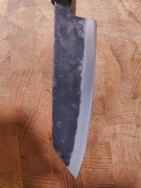 Naru “hatsukou Series” Aogami 2 Kurouchi 165mm Bunka With Ebony Handl Burrfection Store