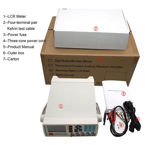 TFT Display Handheld LCR Meter With USB RS Cable Data Storage Function