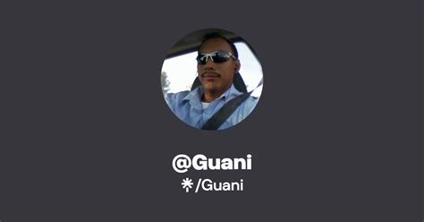 Guani Twitter Instagram Facebook Tiktok Linktree