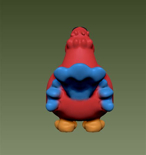 Stl File Iago The Parrot From Aladdin 🦜・3d Print Design To Download・cults