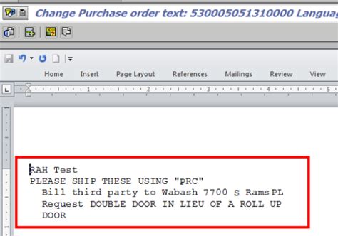 Sap Standard Text Functionality Transaction So10 Portsap Blogging