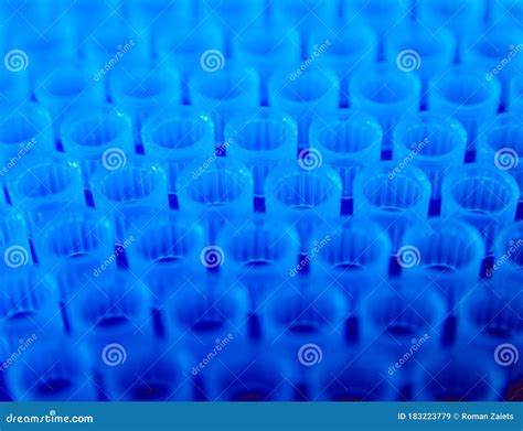 Medical Equipment Biochemistry Test Tubes And Containers Stock Image