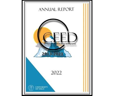 Ceed Annual Report 2022 Senter For Jordens Utvikling Og Dynamikk