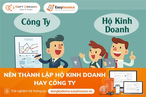 Nên thành lập hộ kinh doanh hay công ty