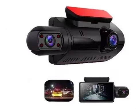 Câmera Dvr Dupla Veicular Segurança Carro Hd Visão Noturno Frete grátis