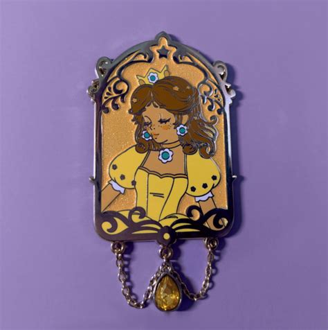 Pin Flower Princess Enamel Katiameraki Shop