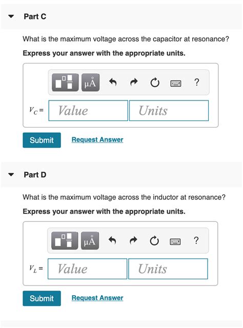 Solved A 100 0 12 Resistor A 0 100 Uf Capacitor And A