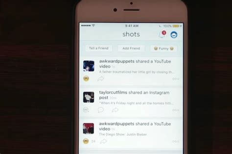 Shots The Justin Bieber Backed Social App Adds Link Posts Emojis