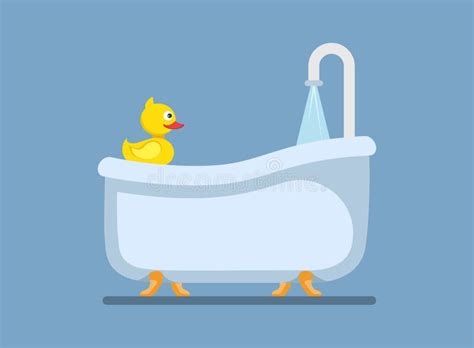 Bath Icon Vector Linear Style Outline Shower Logo Vector Concept Of