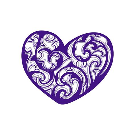 Heart Color Icons Vector Illustrations Stock Vector Illustration Of