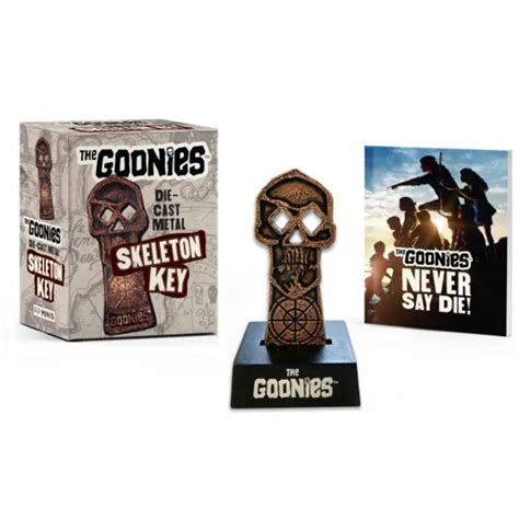 The Goonies Diecast Metal Skeleton Key With Book Mini Kit