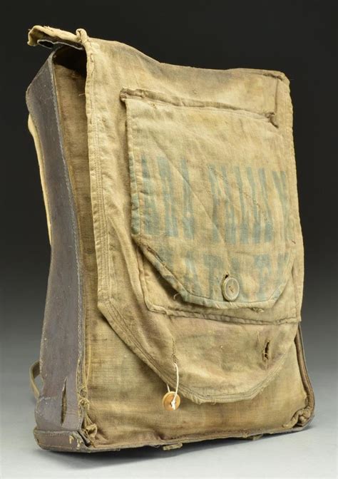 Civil War Era Knapsack Of Possible Confederate