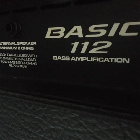 Peavey Basic 112 Bass Amp Hobbies And Toys Music And Media Music