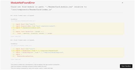 webportfolio 1 5 codesandbox