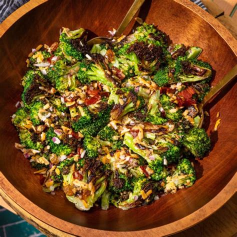 Skillet Roasted Broccoli Salad Americas Test Kitchen Recipe