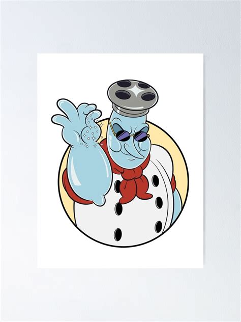 Chef Saltbaker Aka The Salt Bae The Cuphead Show Poster For Sale By