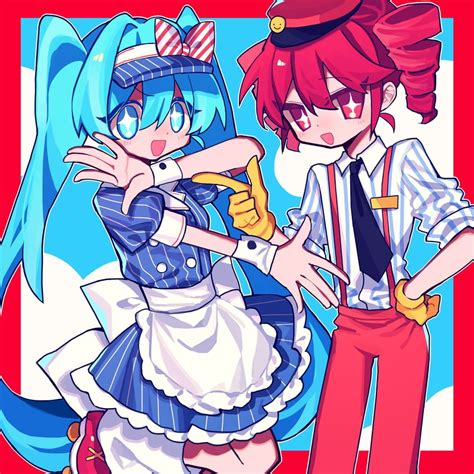 Hatsune Miku And Kasane Teto Vocaloid And 2 More Drawn By