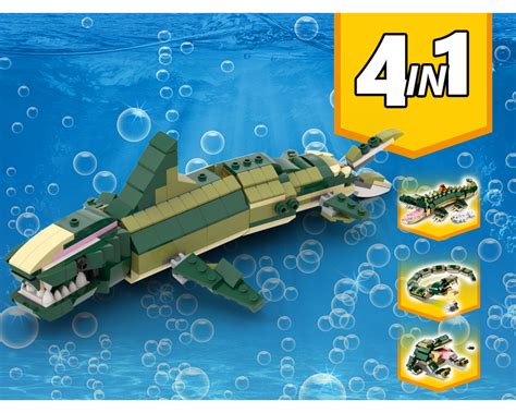Lego Moc 31121 Shark Alternative Build By Gabizon Rebrickable Build