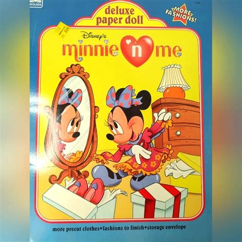Disney Toys Vintage 99 Disney Minnie N Me Paper Dolls Deluxe Uncut