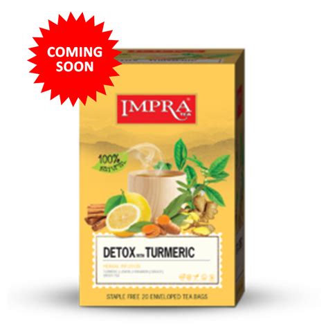 Detox With Turmeric Herbal Tea Impra Tea