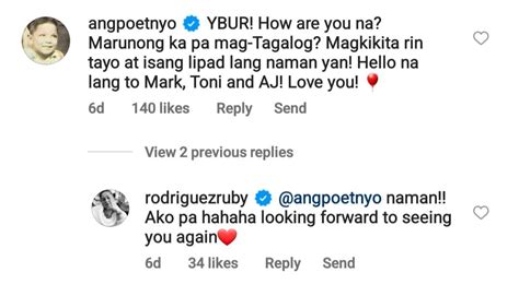 Ruby Rodriguez Teases Joey De Leon PEP Ph