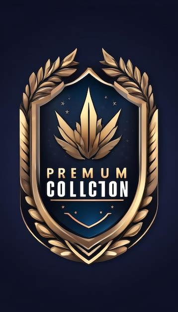 Premium Ai Image Premium Collection Badge Design