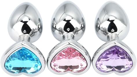 Herz Geformt Super Analplugs Mit Schmuck YULAND Sex Spielzeug Metall Anal Butt Plug Analplug