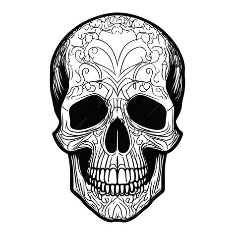 Premium Vector Vector Skull In Crown