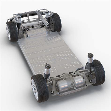3d Tesla S Chassis Modeled