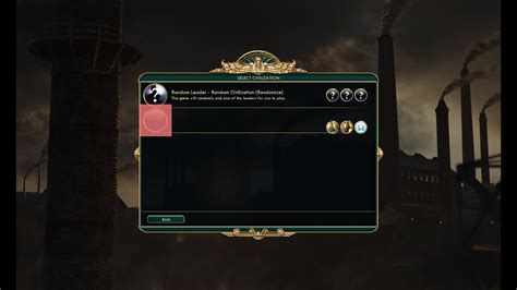 Civ V Leader Select Screen Bug R Civ