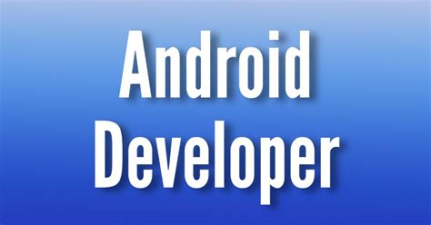 Amly K A On Linkedin Androiddeveloper Androidapp Appdevelopment Androidsdk