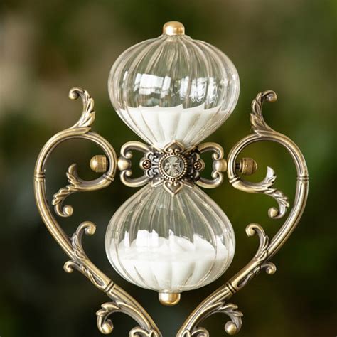 Heart Vintage Style Rotating Hourglass Justhourglasses