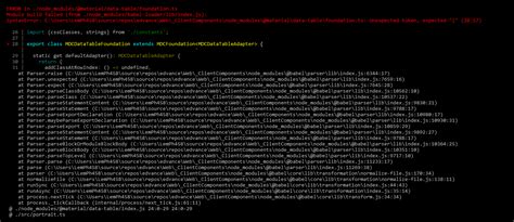 Datatable Error · Issue 4906 · Material Componentsmaterial Components
