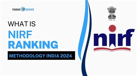 Nirf College Ranking Methodology India 2024