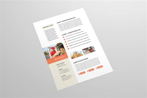 Corporate Capability Statement Print Templates Ft Letterhead Template And Impact Report Envato