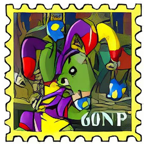 Blumaroo Court Jester Stamp Karlas Neopoints Shop