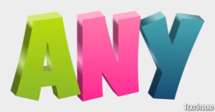 Any Text Effect And Logo Design Word