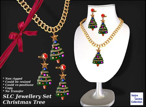 Second Life Marketplace Slc Jewellery Set Christmas Tree