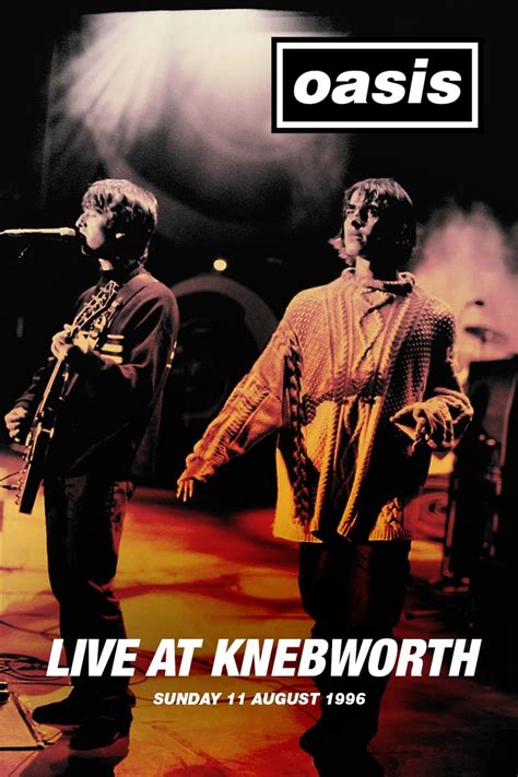 Oasis Live At Knebworth 1996 The Poster Database Tpdb