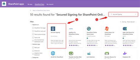 Sharepoint Connect The Secured Signing App For Digital Signing