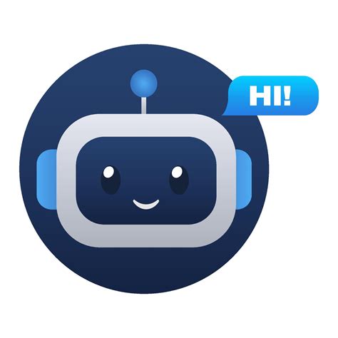 Cute Robot Icon Virtual Assistant Character Illustration 68477178