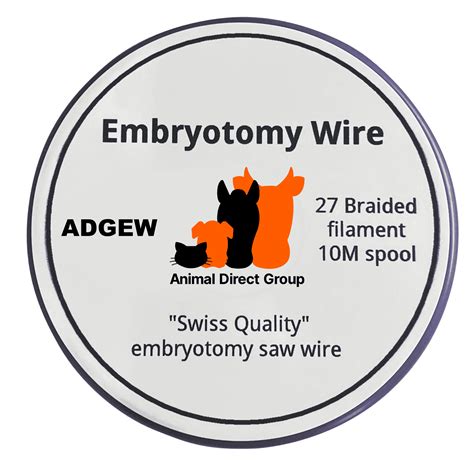 Embryotomy Saw Wire 10m Roll In Plastic Container Animal Direct